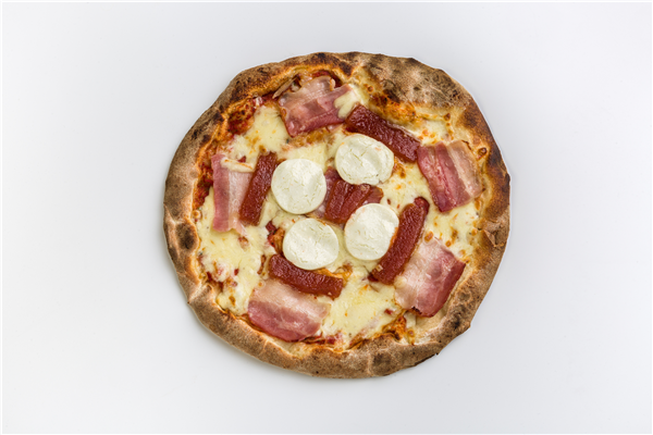 GOAT'S CHEESE, BACON AND QUINCE PIZZA Conxemar 2022
